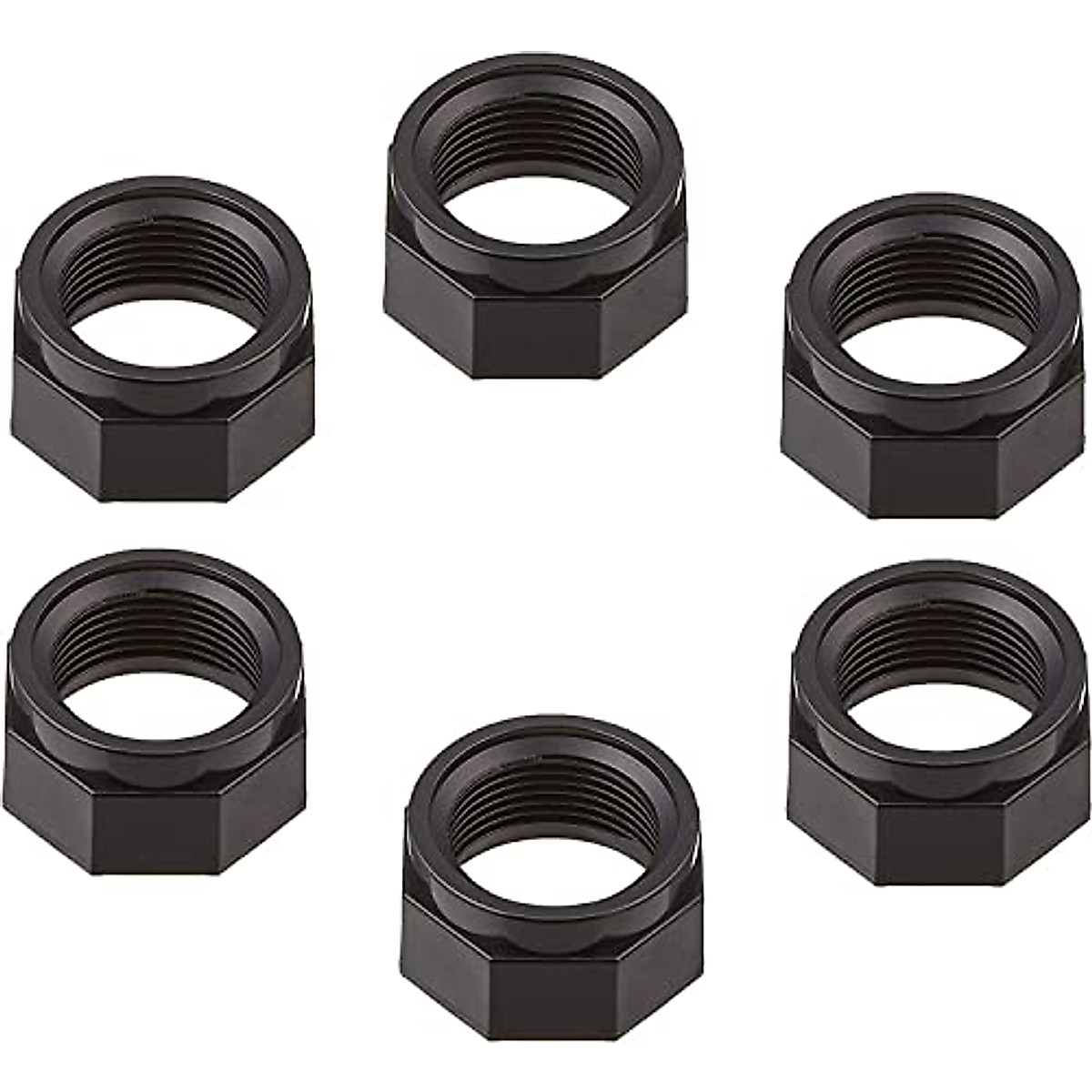 ATIE Pool Cleaner Black Feed Hose Swivel D21 and Black Hose Nut D16 Combo Kit For Zodiac Polaris 3900 Sport, 280 F5B Black Max, and TR35P Pool Cleaners (3 Pack)