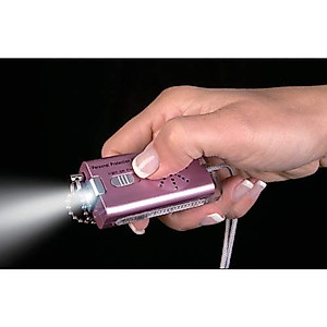 Brite Strike – Personal Protection Alarm with 120 dB Loud Security Safe Sound - Complete Emergency Self Defense Device, Battery Powered – Pink