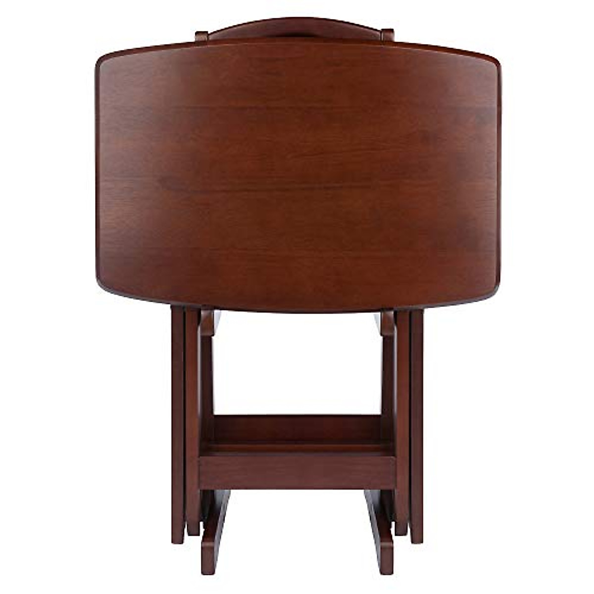 Winsome Oversize Snack Table Set, Walnut