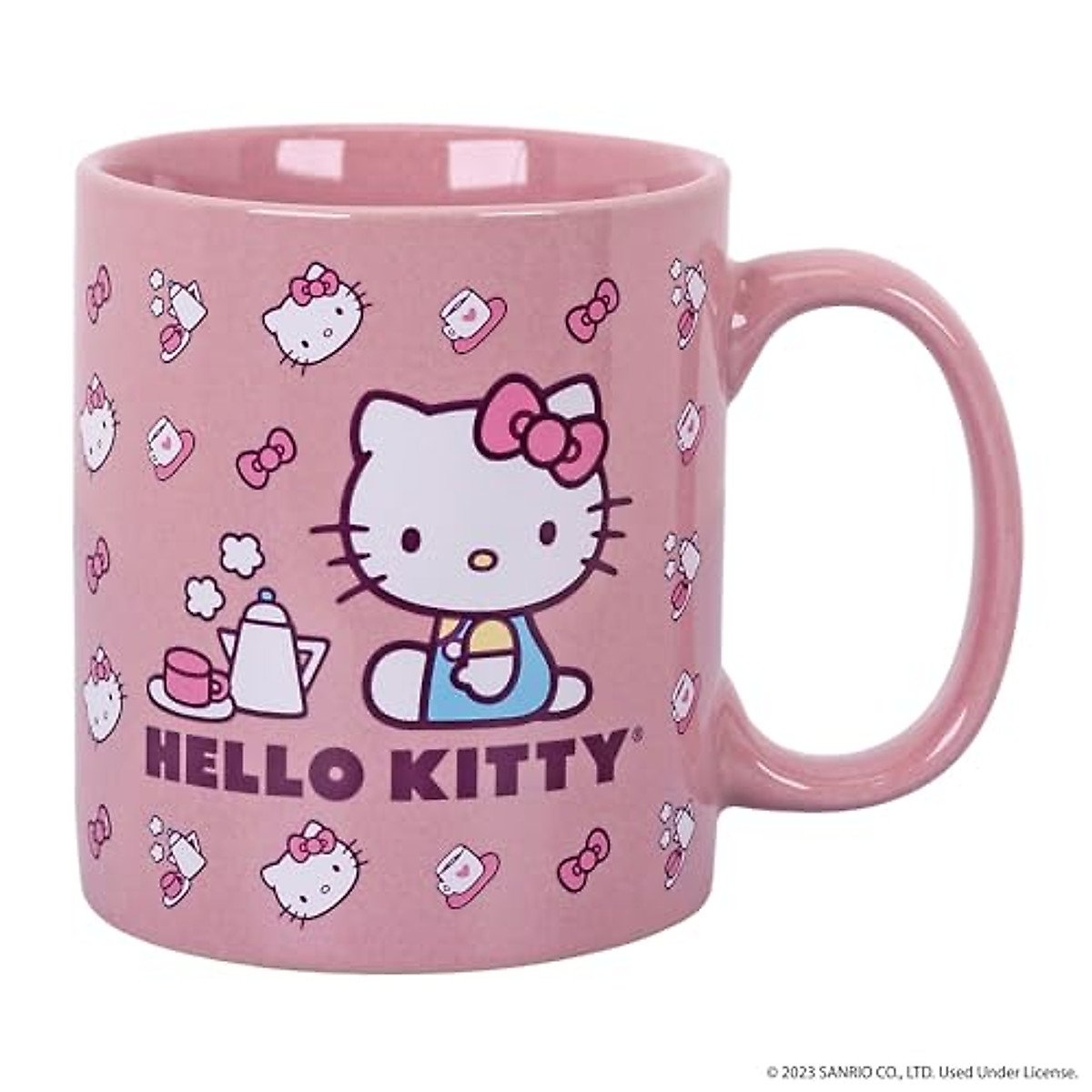 Uncanny Brands Hello Kitty Coffee Maker Gift Set with 2 Mugs