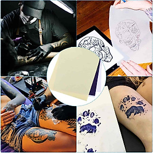Tattoo Transfer Paper, Cridoz 20 Sheets Stencil Paper for Tattooing, Tattoo Transfer Paper for Tattooing, A4 Size