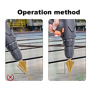 YENJO 6 Pcs HSS Step Drill Bits Set & Automatic Center Punch, Titanium-Plated High Speed Steel Drill Bits Set with Aluminum Case, Multiple Hole Stepped Up Bits Kit for Plastic, Wood, Metal