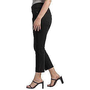 JAG Jeans Women's Amelia Pull-On Slim Ankle Pant, Black