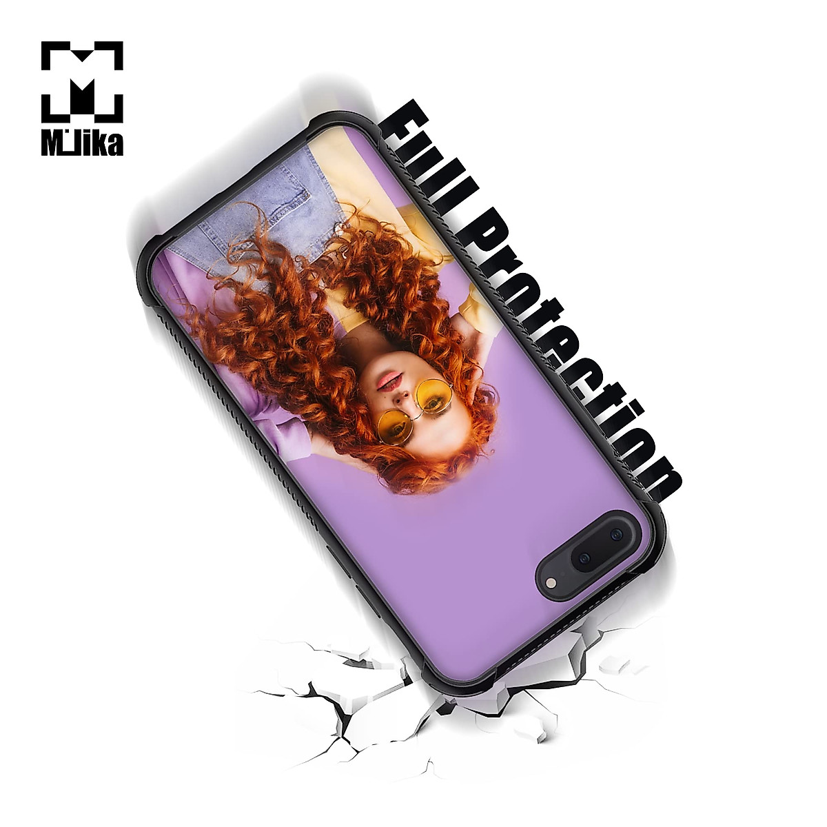 Custom Pictures Phone Case for iPhone 7Plus/8Plus Personalized Custom Phone Cases -Customized Slim Soft and hard tire shockproof protective Anti-Scratch phone Cover Case- Make Your Own Phone Case