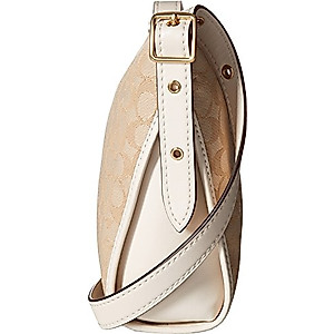 COACH Small Dufflette in Signature Li/Light Khaki/Chalk One Size
