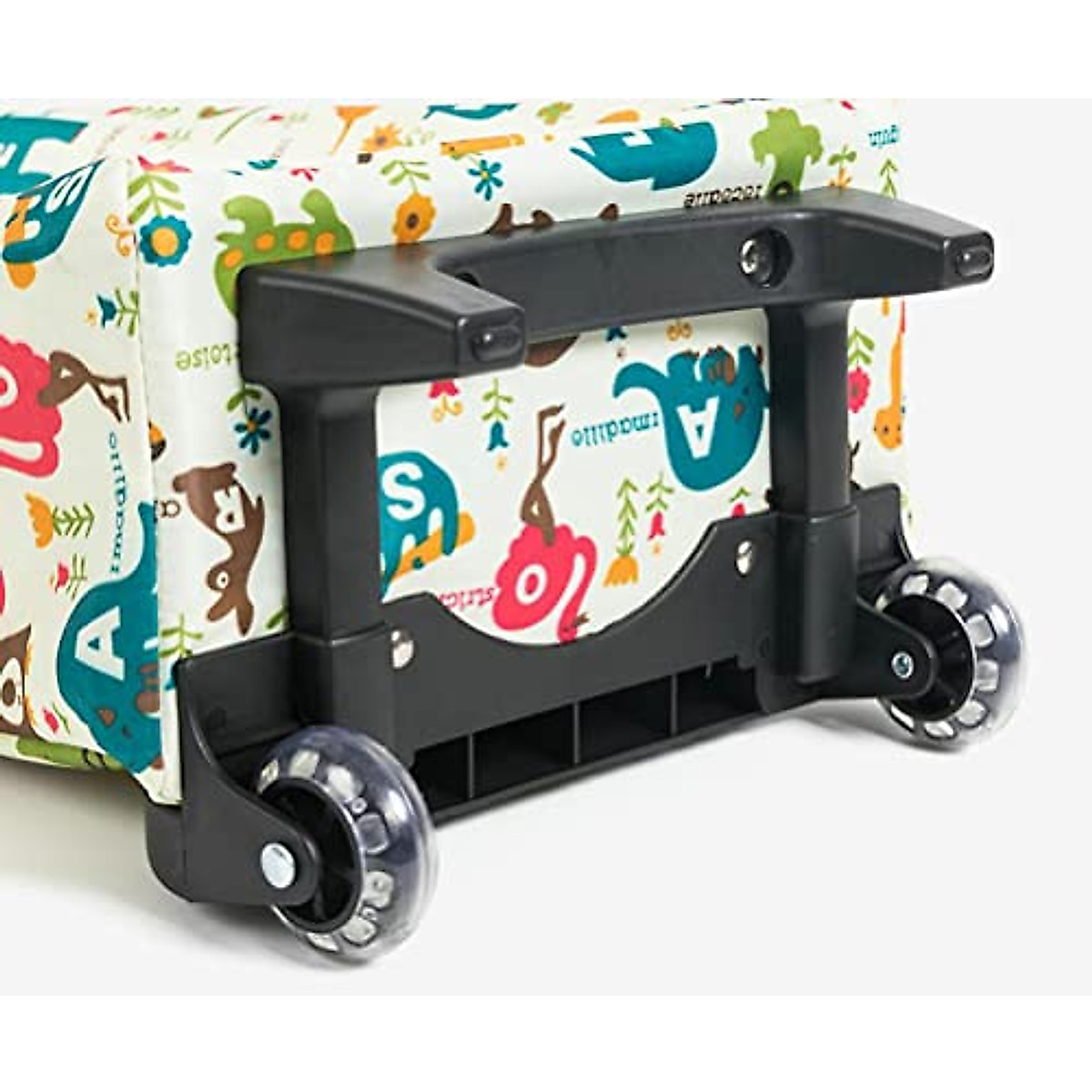 Upgrade Shopping Bag with Wheels Portable Trolley Bags Grocery Cart Utility Cart Rotating Wheels Cart Folding Shopping Cart- Larger Size & Waterproof & Strong