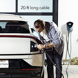 Lectron V-Box 48 Amp Electric Vehicle Charging Station - Powerful Level 2 EV Charger (240V) with NEMA 14-50 Plug/Hardwired - Energy Star and ETL Certified for J1772 EVs