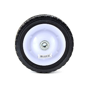 Arnold 7" Universal Replacement Steel Wheel with 55 lb. Load Rating, Black