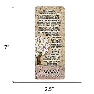 Legend of The Dogwood Thoughtful Pink 7 x 2.5 Cardstock Prayer Card Pack of 12