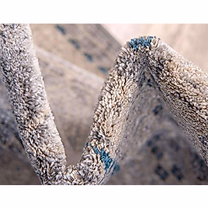 Unique Loom Salzburg Collection Classic Traditional Design Oriental Inspired Area Rug, 10 ft x 13 ft, Gray/Beige