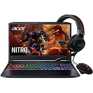 Acer AN5155751BUN Nitro 5 15.6 inch Intel Core i5, NVIDIA GeForce RTX 3050, 16GB DDR4, 512GB SSD, Windows 11 Home Lapto