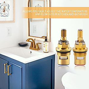 2 Pack Faucet Cartridges Replacement Compatible With K-GP77005-RP K-GP77006-RP, Kohler Parts Replacement Shower Faucet Stem Ceramic Valve Fit for Kitchen Bathroom