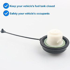 Gas Cap, Fuel Cap GT283, 10372246 Compatible with Chevy Buick Pontiac Saturn - 2005-2010 Cobalt G6, 2005-2009 Equinox, 2006-2010 HHR, 2006-2013 Impala, 2004-2012 Malibu, 2005-2008 Grand Prix, More