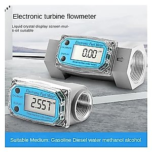 Flow Meter Digital Flow Meter for Measuring Gasoline Kerosene Water Sensor PCB Electronic Indicator High Stability and Convenient Operation