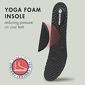 Hawkwell Women's Slip On Lightweight Comfort Slip Resistant Nursing Shoes,Black Synthetic,8 M US