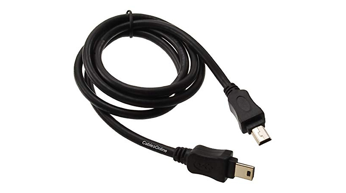 3ft USB 2.0 Mini-B 5-Pin Male to Male Cable - CablesOnline