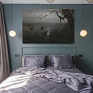 William Holbrook Beard Posters Hayalet Turnalar Tablosu Art Canvas Prints Wall Pictures for Bedroom Wall Art Paintings Canvas Wall Decor Home Decor Living Room Decor Aesthetic 08x12inch(20x30cm) Unf