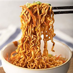 BOILING POINT Wok Noodle Package, Healthy Asian Ramen, No Preservatives, Non-Fried Instant Noodles, Stir Fry, Set Includes Original BP Wok Noodles, 2.1 oz.(Pack of 5)