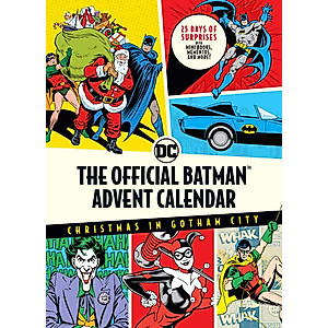 The Official Batman™ Advent Calendar: Christmas in Gotham City: 25 Days of Surprises with Mini Books, Mementos, and More! (Batman Books, Fun Holiday Advent Calendar, Super Hero)