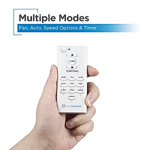 AnyCommand Universal Air Conditioner Remote Control, AC Remote for Over 60 Brands, Lightweight AC Remote Control Universal with Multiple Modes, White