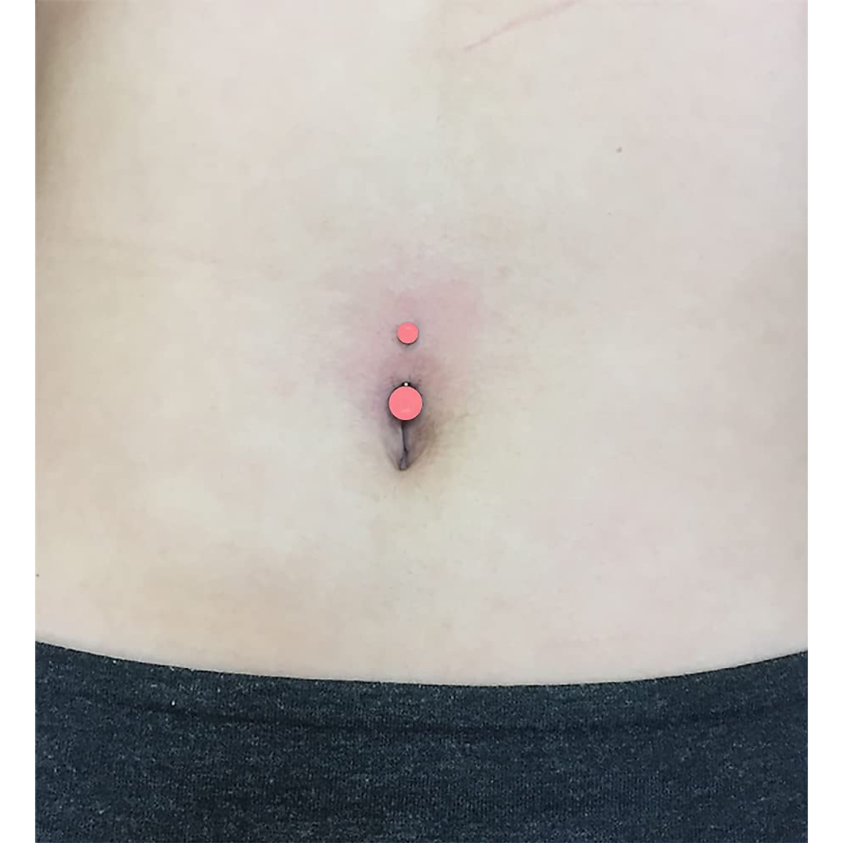 hwojjha 10 UV luminescent balls, bioplastic flexible banana belly button buckle (10 mixed colors)