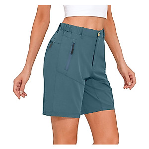 Little Donkey Andy Women's Stretch Quick Dry Cargo Shorts Hiking Camping Travel Slate Size XXL