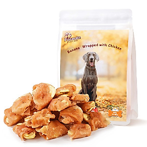 Pawmate Sweet Potato Dog Treats Healthy Low Fat Natural Soft Fish Skin Dog Treats