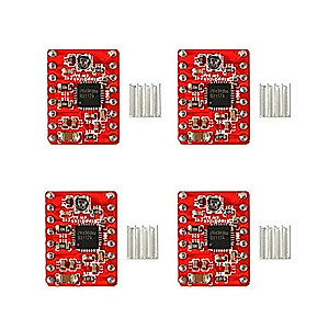 ACEIRMC 3D Printer CNC Shield V3 Engraver Expansion Board with 4X A4988 Driver Module and 4 x Radiator (Kits)