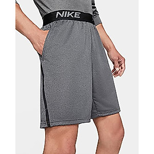 Nike Mens Dri-FIT Veneer Training Shorts, Black/Smoke Grey/Heather/White, Large