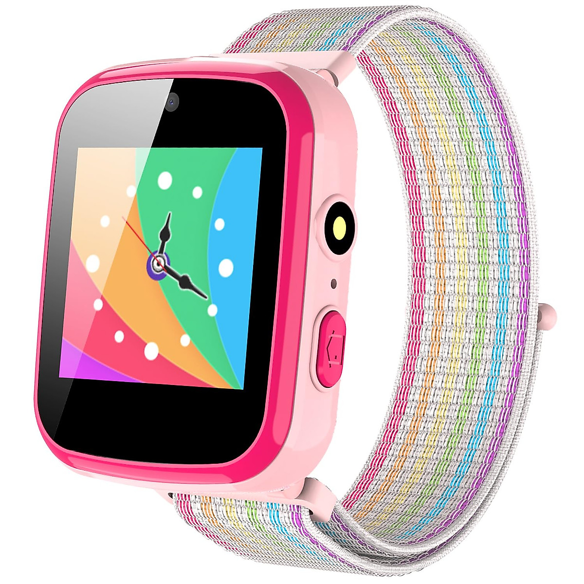 Vakzovy Smart Watch for Kids Gift for Girs Toys Age 6-8, with Video Camera Music Audiobook Games Kids Watches for Girls Ages 8-10 Educational Birthday Gifts for 5 6 7 8 9 10 Year Old Girls