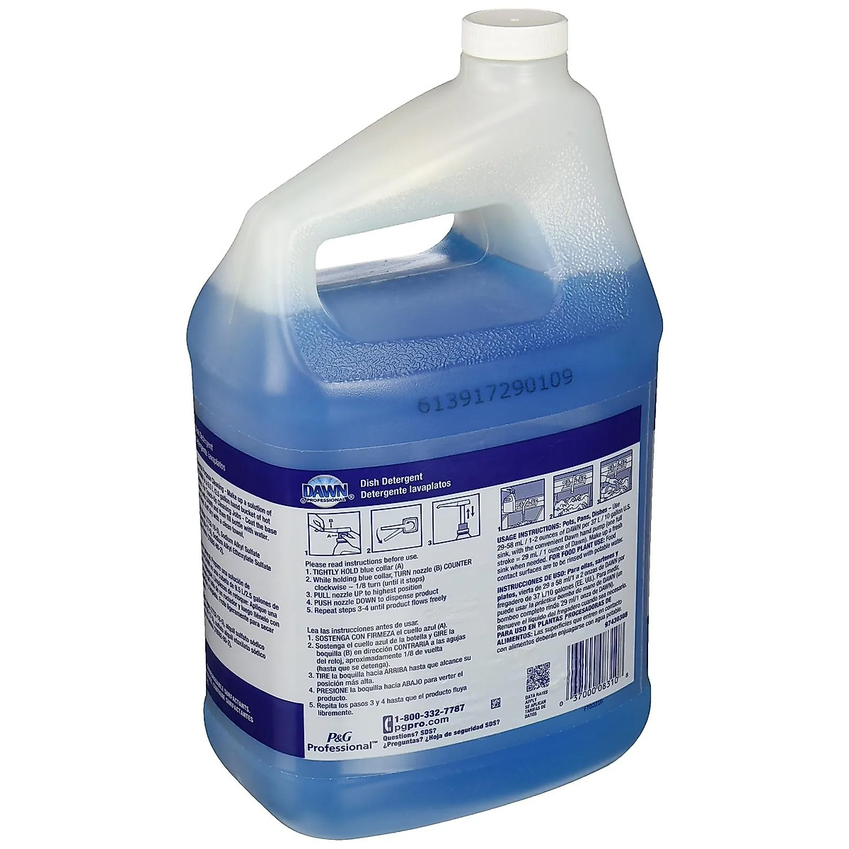 Dawn Dishwashing Detergent - Gallon Jug 3.78 L (1 Gallon with Pump) - Package may vary).