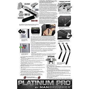 MANGROOMER - PLATINUM PRO New Back Hair Shaver Replacement Blade with New 50% Wider Blade Design!