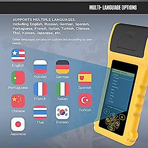 QPKING Automotive Battery System Testers BT760 6-32V Car Battery Anaalyzer 30-2000 CCA Battery Load Tester for Vehicles Heavy Duty Trucks Motorcycles with 3 Rolls Printer Paper