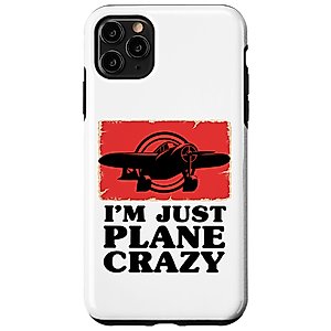 iPhone 11 Pro Max Vintage Airplane Pilots Just Plane Crazy Airline pilot Aviat Case