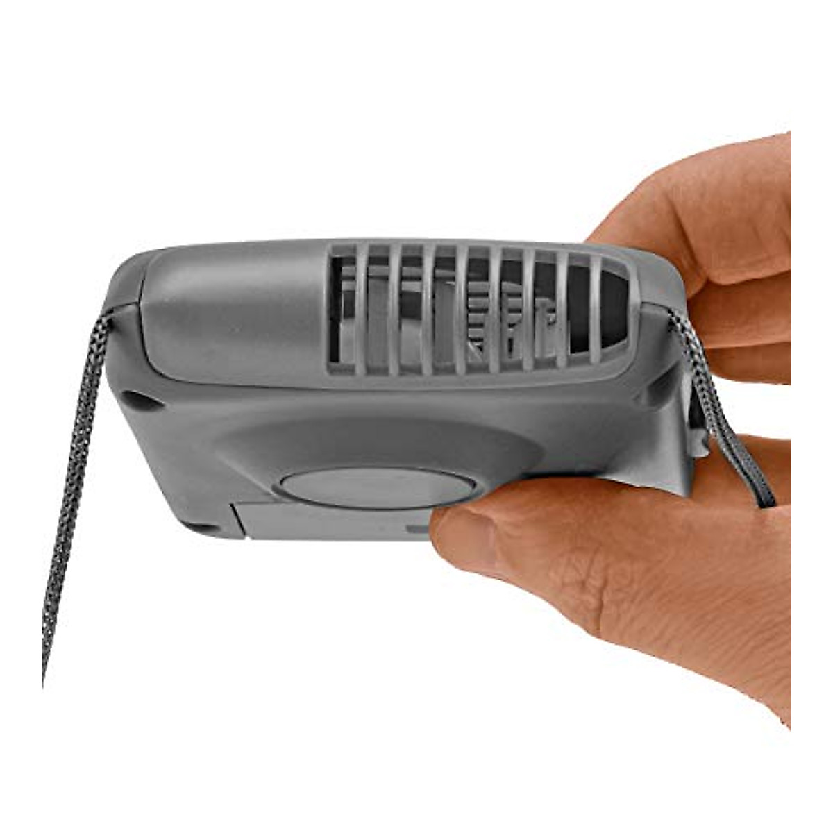 O2COOL Deluxe Personal Necklace Fan | Hands- Free, Battery Operated Wearable Mini Cooling Device for Beach, Sporting Events, Camping (4 Pack Random Colors)