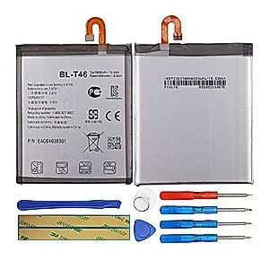 Duotipa BL-T46 Battery Compatible with LG V60 ThinQ 5G LM-V600 with Repair Tool Kit