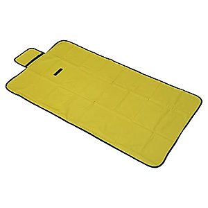 PATIKIL 59" x 32" Outdoor Picnic Blanket, Waterproof Foldable Beach Mat for Hiking, Camping, Park, Garden, Yellow
