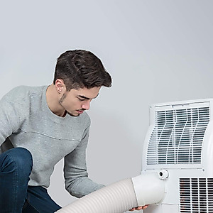 Air Conditioner Hose, Portable Exhaust Vent Hose with 5.9 Inch （6‘’） Diameter, Counterclockwise AC Hose Length to 80 Inch, Universal Replacement AC Vent Hose for LG and Many More Portable AC