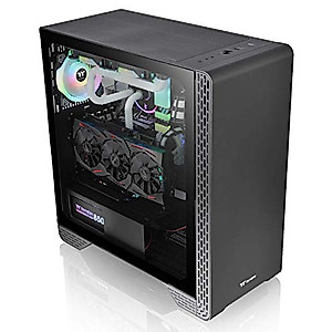 Thermaltake S300 Tempered Glass Edition ATX Mid-Tower Computer Case with 120mm Rear Fan Pre-Installed CA-1P5-00M1WN-00