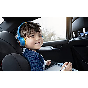eKids Toy Story 4 Kids Bluetooth Headphones, Wireless Headphones with Microphone Includes Aux Cord, Volume Reduced Kids Foldable Headphones for School, Home, or Travel