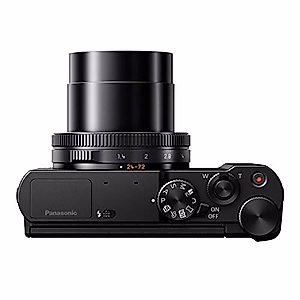 Panasonic LUMIX LX10 4K 20.1MP Digital Camera with Leica 24-72mm Lens (Black), 64GB SD Card, and Camera Case Bundle