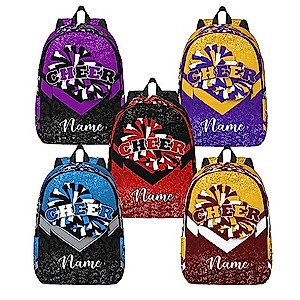 Personalized Cheer Backpack with Name Custom Cheerleading Backpack Cheer Backpack for Cheerleaders Cheerleader Gift 1Pcs