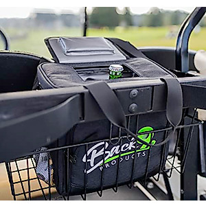 Back9Products Golf Cart Cooler Bag with Magnetic Lid - 12-Can Soft Cooler Bag Collapsible - Perfect for Golfer Cart or Push Cart - Backpack Cooler Bags Insulated Leak-Proof- Golf Gift for Men
