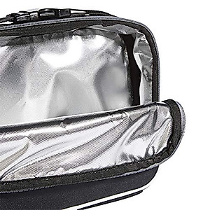 adidas Foundation Insulated Lunch Bag, Black/White, One Size
