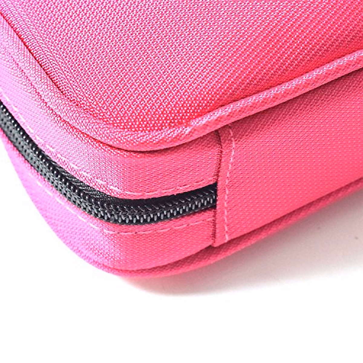 JAF 26pcs Professional Pink Makeup Brushes Set with Case Vegan Synthetic Brushes Set in Zipper Bag Holder Cosmetic Big Makeup Tools Kit for Face Contour Highlighter