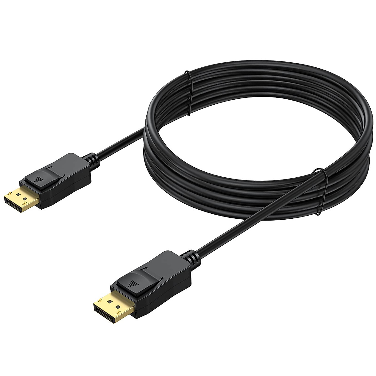 UVOOI DisplayPort Cable 15Ft, Display Port to Display Port Cable DP to DP 15' Cable 4K [1440p@144Hz, 4K@60Hz] - Black,Gold Plated