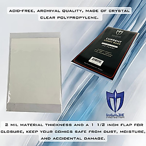 1000 Max Pro Comic Bags Current (Modern) Size (10 Packs of 100ct)