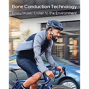 HIFI WALKER Bone Conduction Headphones IPX8 Waterproof MP3 Player for Swimming, Underwater Music Player 32GB, Open-Ear Wireless Bluetooth 5.3 Earbuds with Mic for Running, Cycling, Swimming