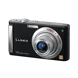 Panasonic Lumix DMC-FS5P-K 10.1MP Digital Camera with 4x Wide Angle MEGA Optical Image Stabilized Zoom (Black)