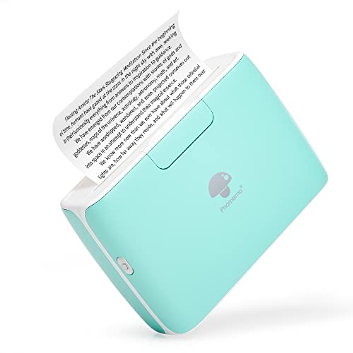 Phomemo M04S Portable Thermal Printer Sticky Note Printer, Bluetooth Label Printer, Support 2/3/4 inch Printing Width, 300 dpi,Compatible with iOS + Android, Suitable for Labels, Notes, documents